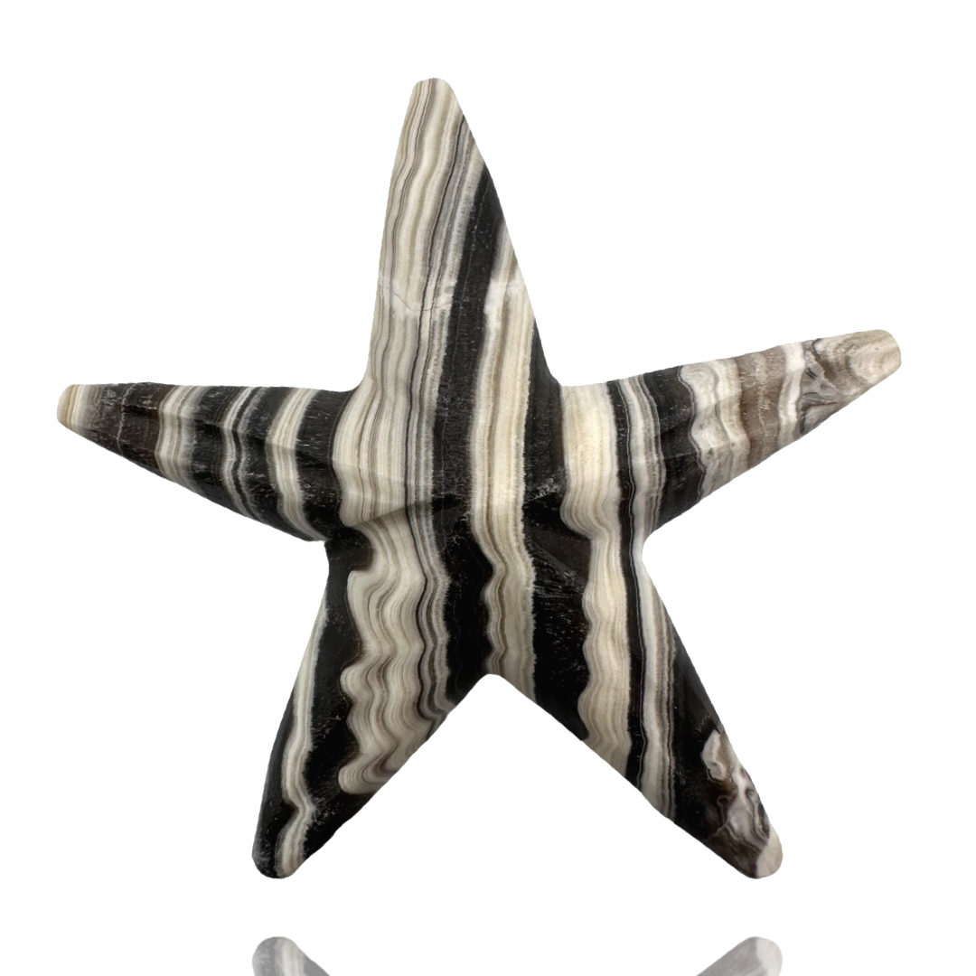 Zebra Onyx Starfish – Mineralogy